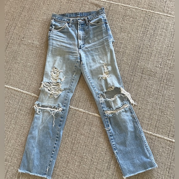 Wrangler | Jeans | Vintage 9s Wrangler Jeans Butt Ripped | Poshmark
